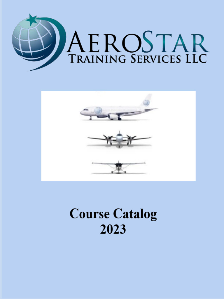 Aero Star Training Course Catalog 08022023 Rev 1 | PDF | Flight ...
