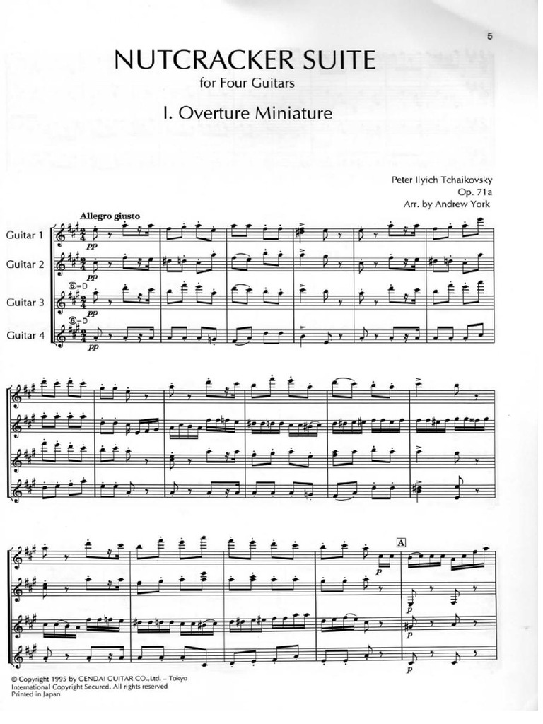 Tchaikovsky Nutcracker Suite - Compress | PDF