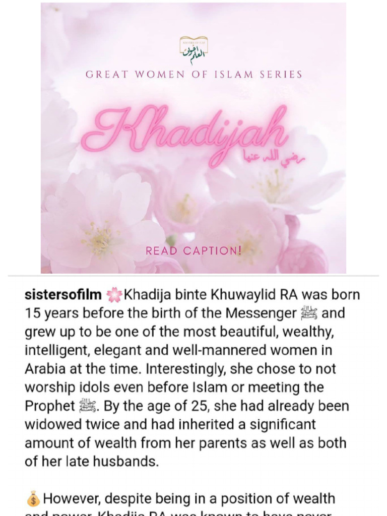 Khadijah R.A-1 | PDF