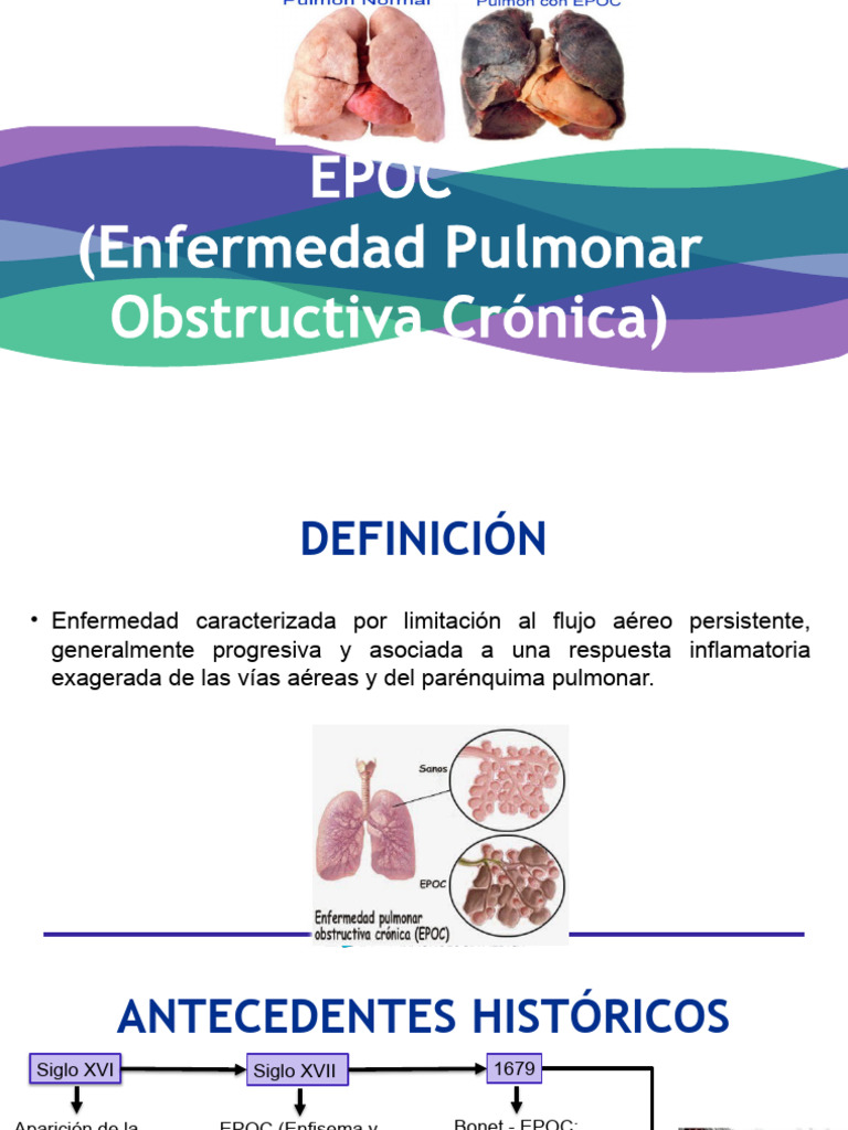 EPOC: Definición y Tratamiento | PDF | Enfermedad pulmonar obstructiva ...