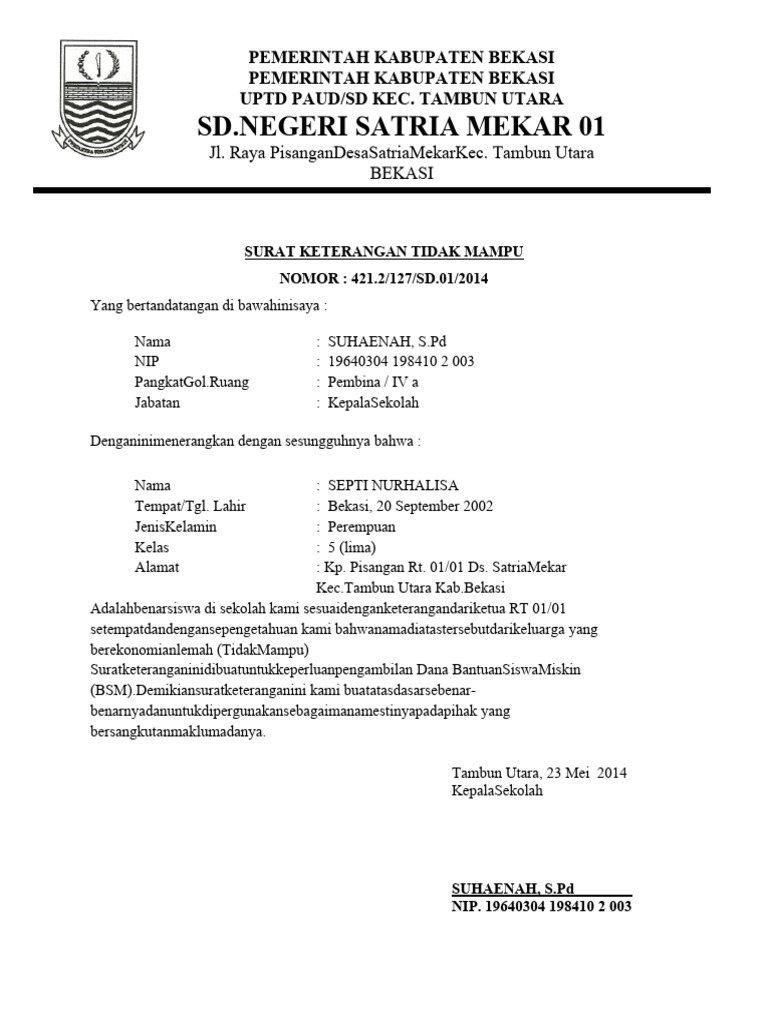 Pernyataan BSM | PDF