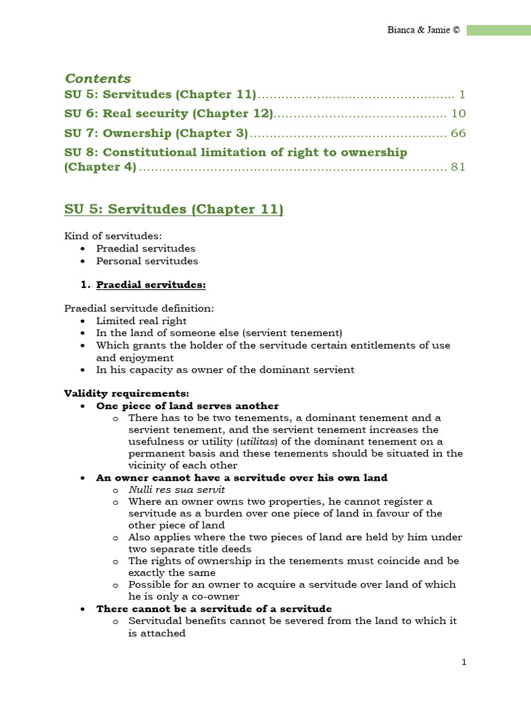 SAR Notes Semester Test | PDF | Mortgage Law | Debt