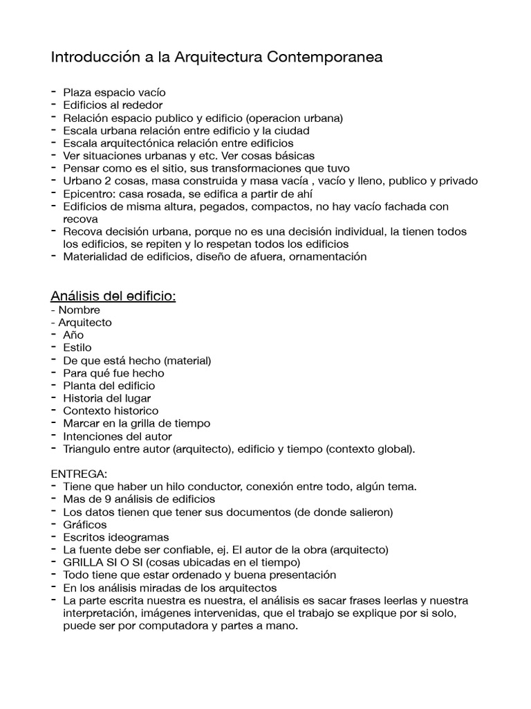 Analisis Edificios Iac | PDF | Arte