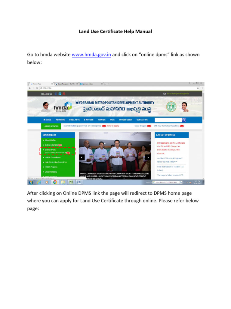 Land Use Certificate Help Manual | PDF | Computing | Software