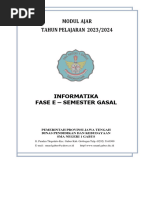 CP, TP, Atp Informatika Kelas X | PDF | Teknologi & Rekayasa