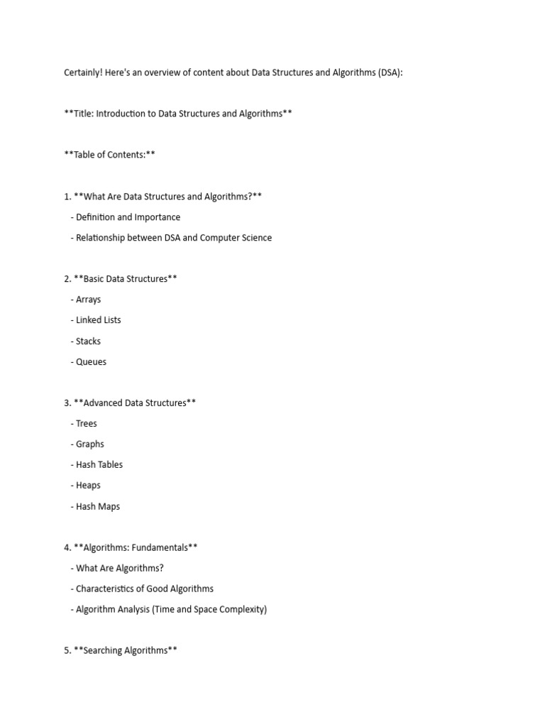 Dsa | PDF | Algorithms And Data Structures | Applied Mathematics Dsa | PDF | Algorithms And Data Structures | Applied Mathematics