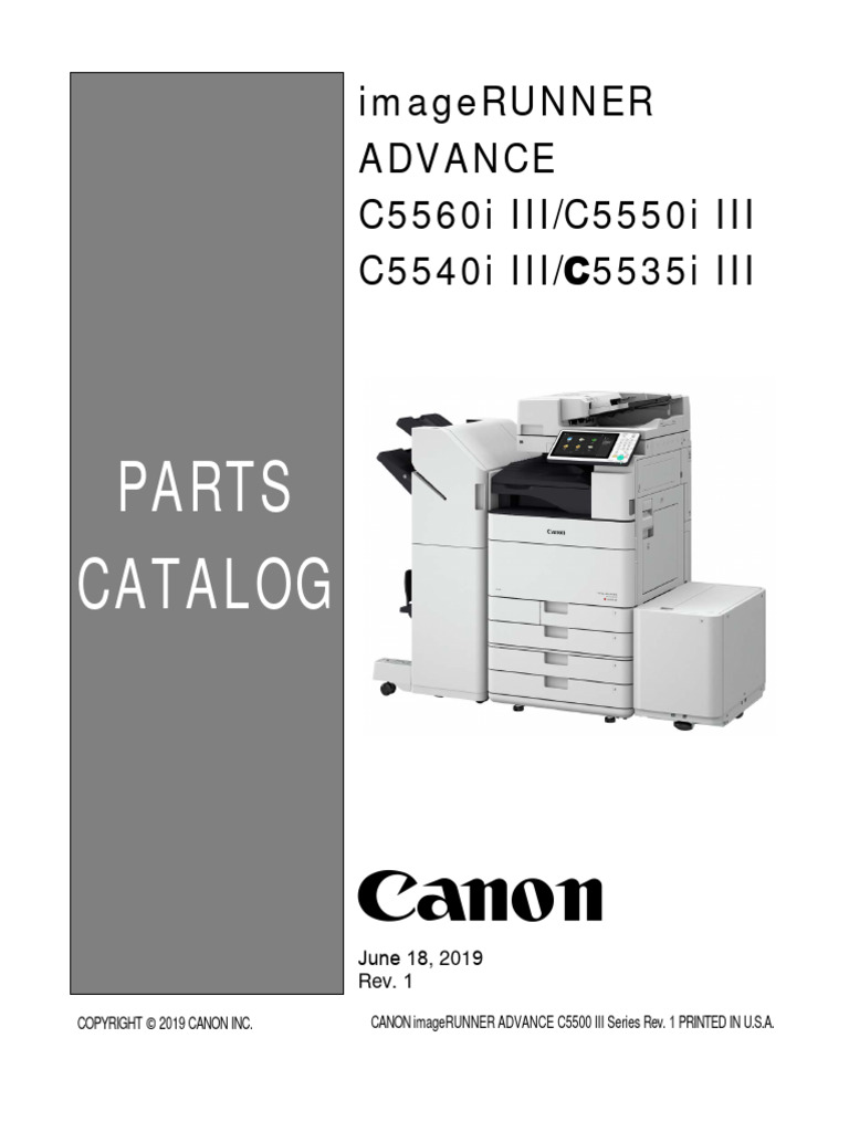 imageRUNNER ADVANCE C5560 C5550 C5540 C5535 III PC Rev1 190618 | PDF ...