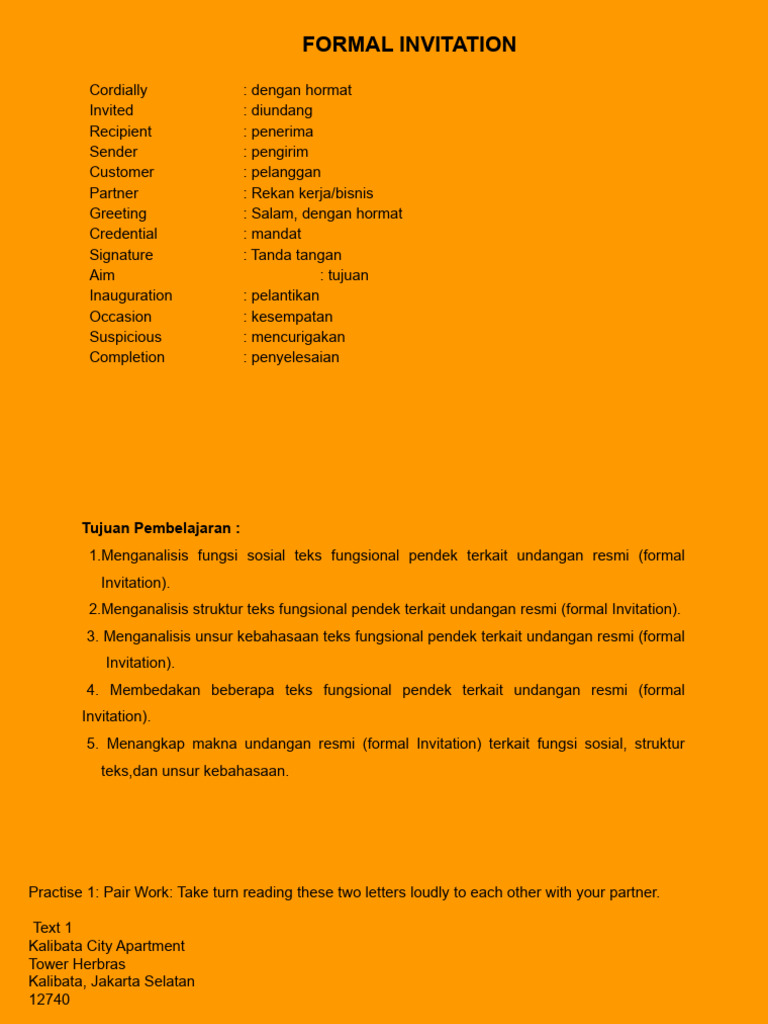 Xi Formal Invitation | PDF | Human Communication | Linguistics