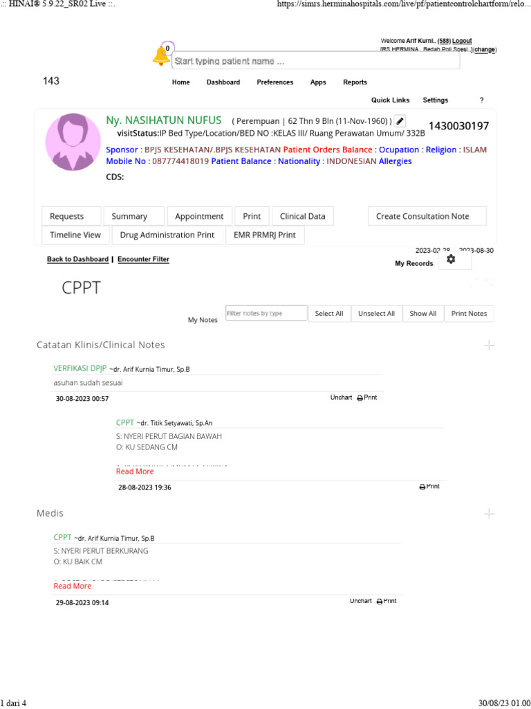 Assesmen Praoperatif Cito | PDF