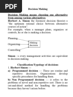 Herbert - Simon-Rational Decision Making Theory | PDF | Decision Making ...