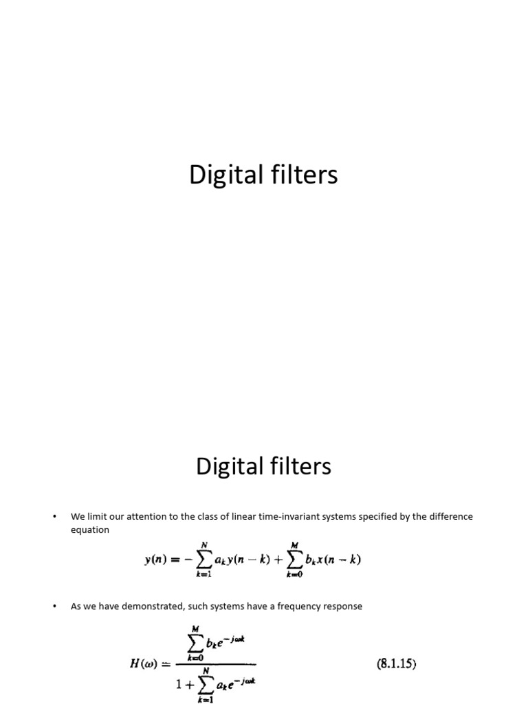 FIR Filters | PDF