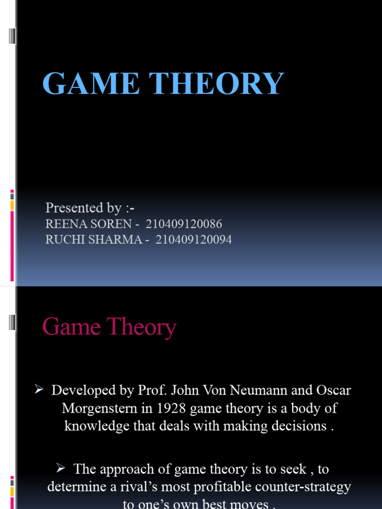 Game Theory QT | PDF | Game Theory | Matrix (Mathematics)