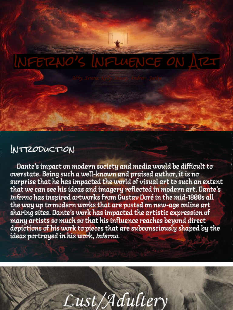 Dantes Inferno Presentation | PDF | Inferno (Dante) | Works