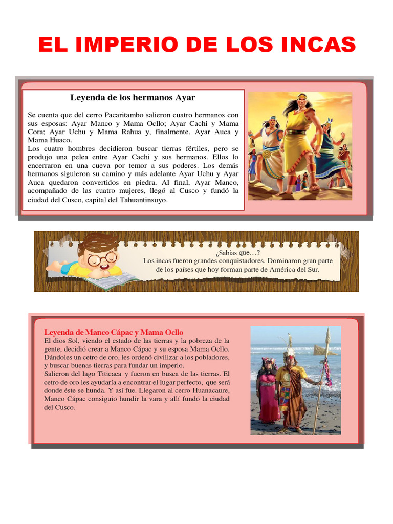 Sopa de Letras | PDF | Imperio Inca | El patito feo