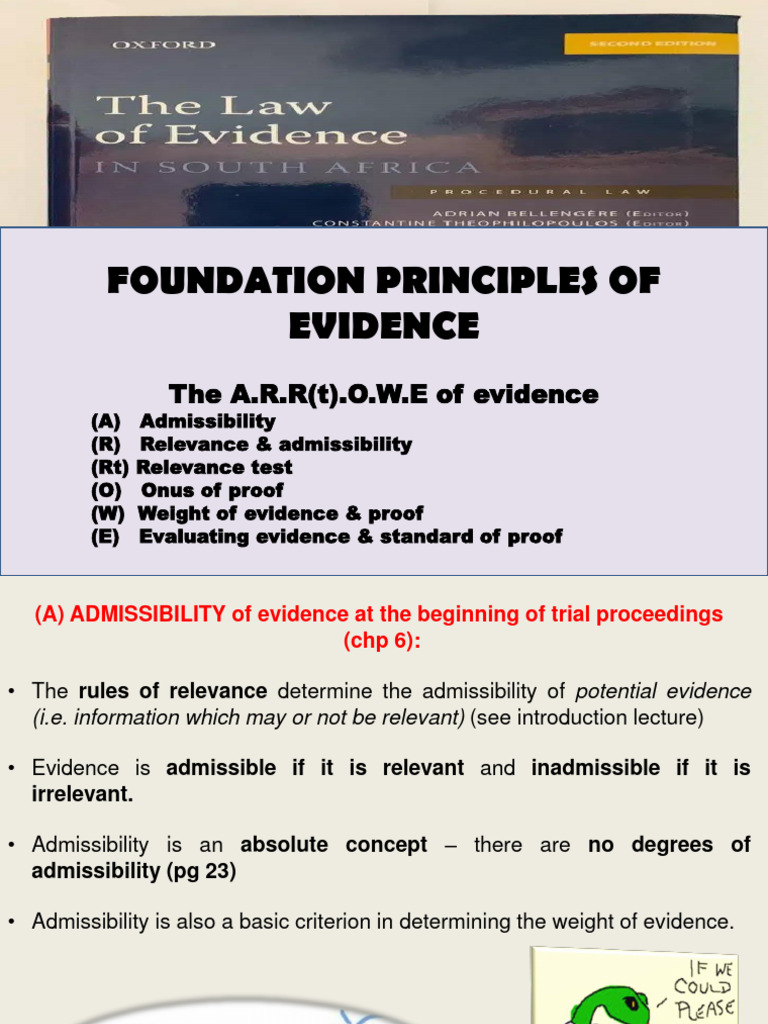 PowerPoint Presentation 2 LEV | PDF | Evidence (Law) | Burden Of Proof ...