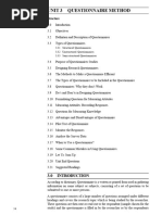 Structured Semi Structured and Unstructured Questionnaire | PDF ...