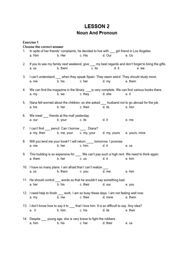 Lesson 2 Assignment (TOEFL Preparation) | PDF