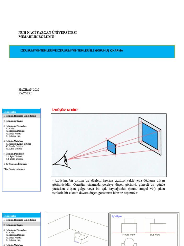 Sunum Izdüşüm | PDF