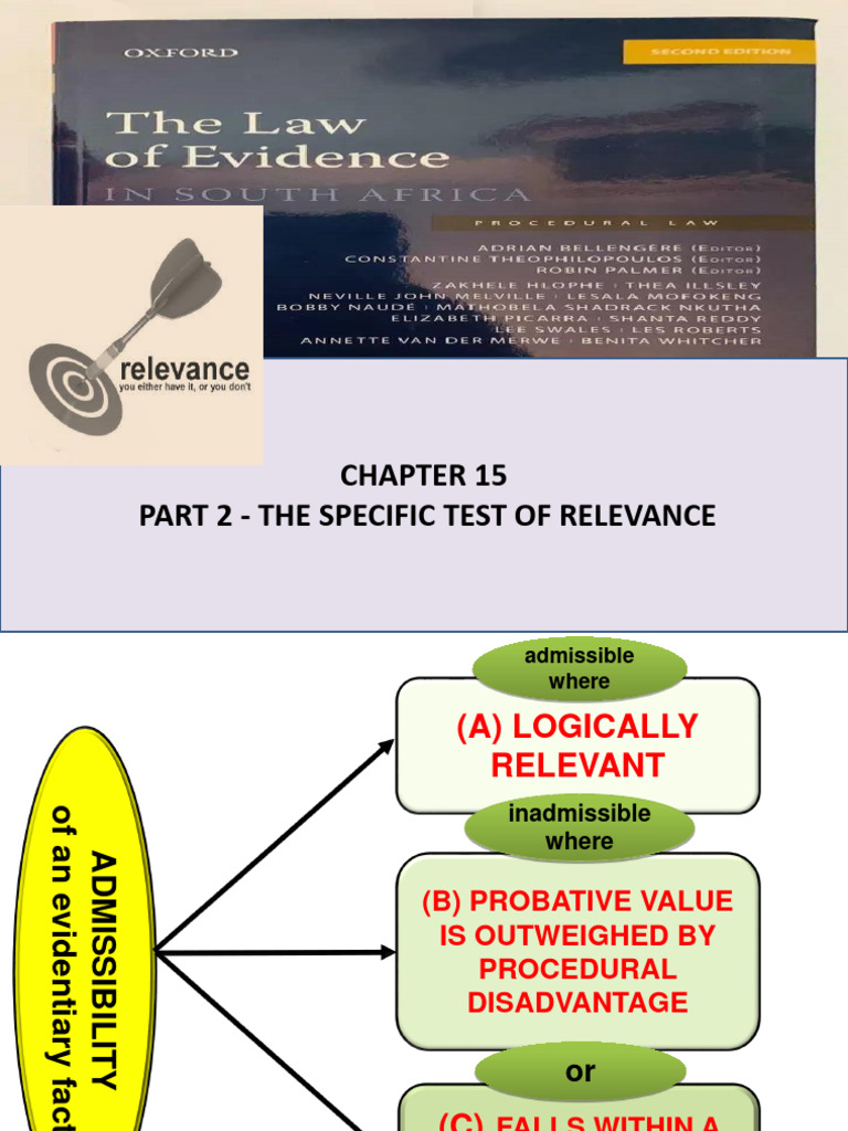 PowerPoint Presentation-9 LEV | PDF | Relevance (Law) | Evidence (Law)