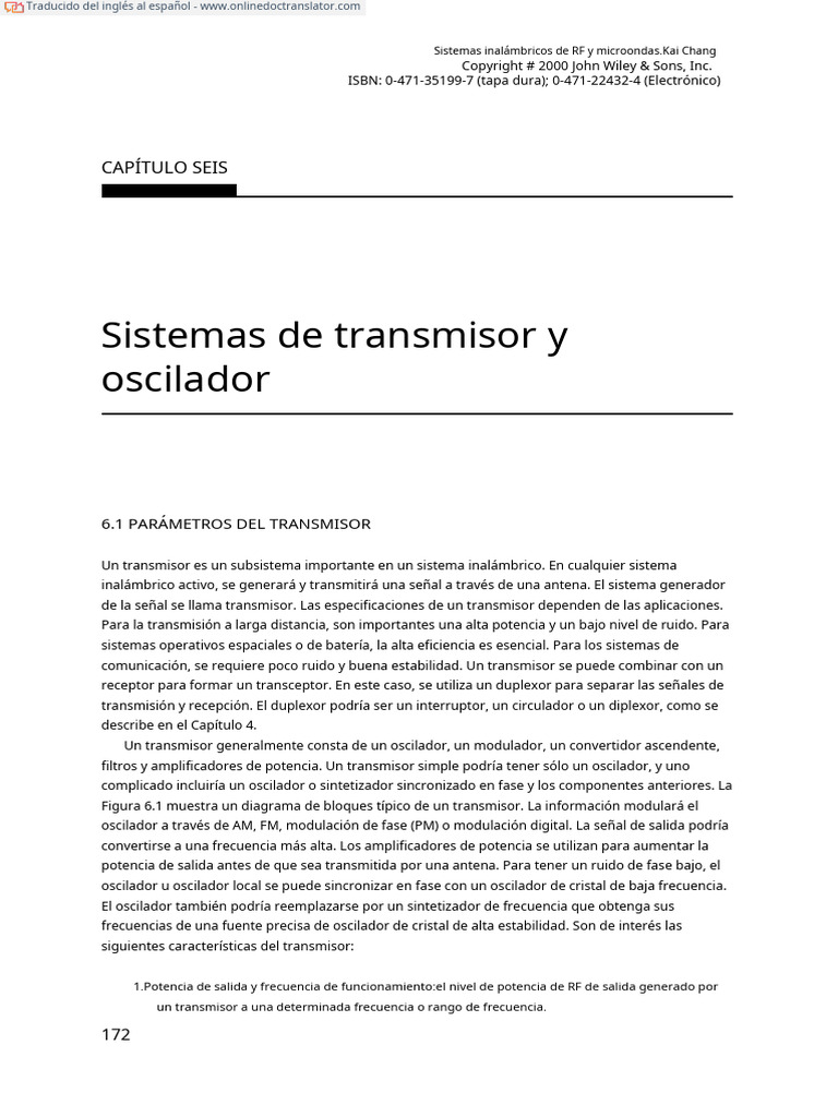 Libro RF and Microwave Wireless Systems-189-212.en - Es | PDF