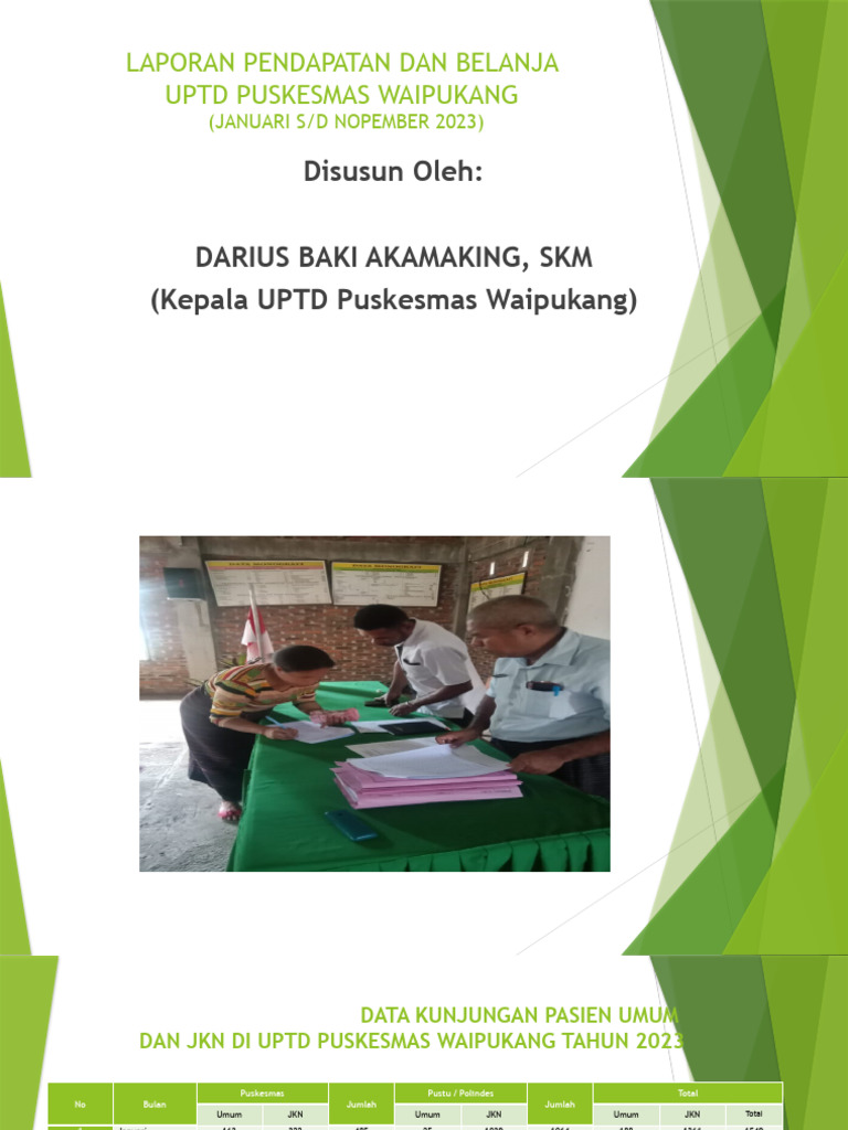 Materi Presentasi Laporan Keuangan Okt 2023 | PDF