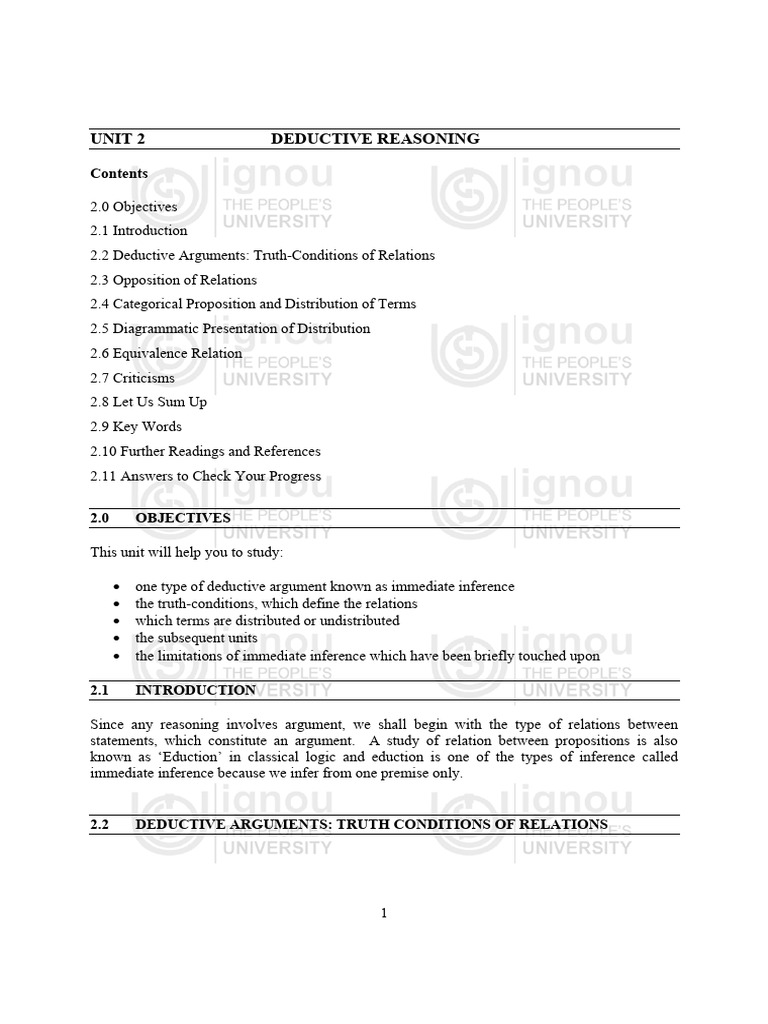 Notes Unit 4 3 Pdf Deductive Reasoning Inference