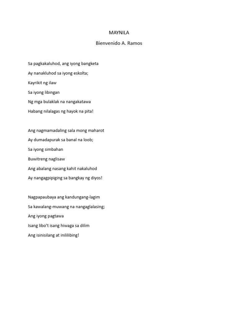 Filipino Performance Task | PDF