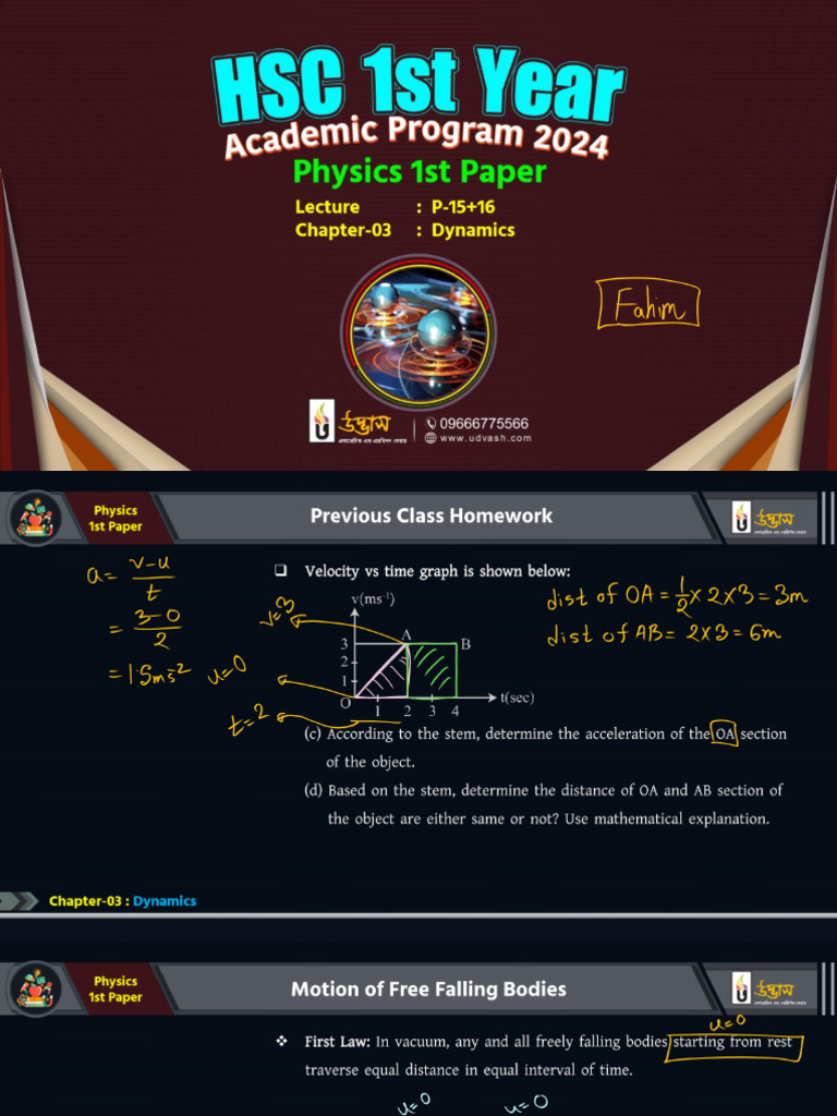 Phy Lec 17,18 (Chap 03) Udv | PDF