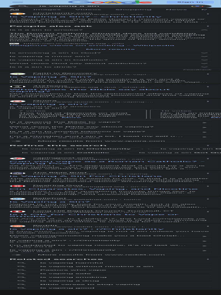 Is Vaping A Sin - Google Yuh | PDF | Electronic Cigarette | Tobacco Smoking