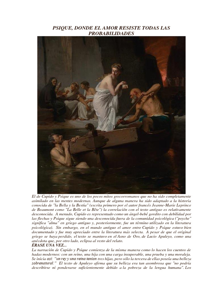 CUPIDO y PSIQUE | PDF | Cupido