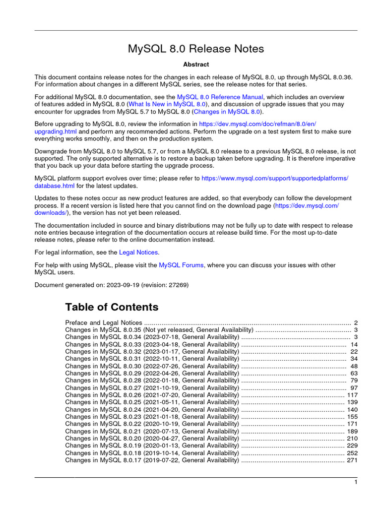Mysql Note | PDF | Computing | Information Technology