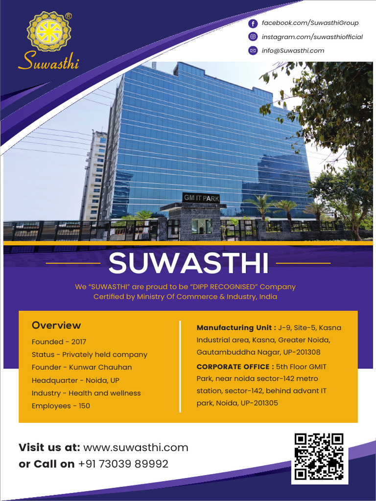 Suwasthi Profile | PDF | Brand | Health Care