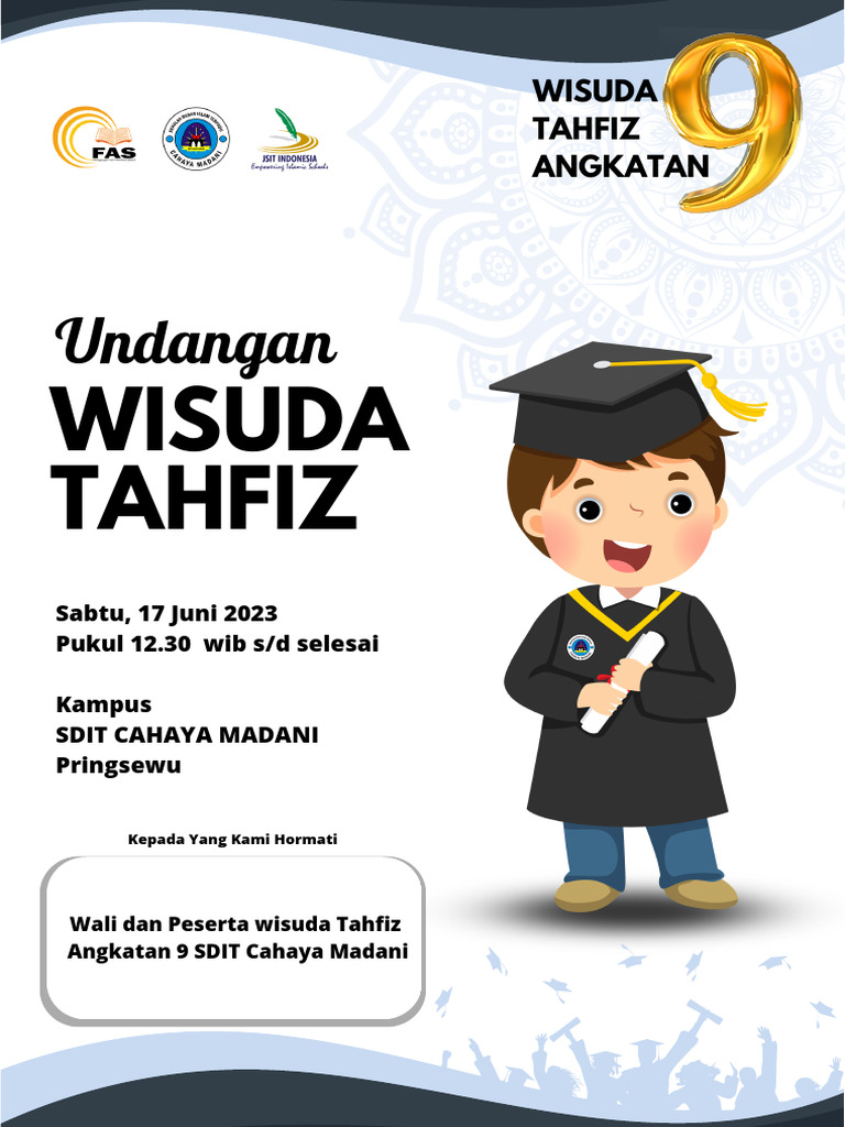 Undangan Wisuda Tahfiz 1 | PDF