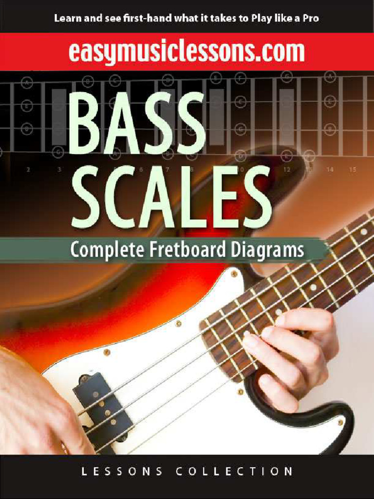 Bass Scales Complete Fretboard Diagram | PDF | Scale (Music) | Double Bass