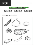 Letter M Kulayan Ang Mga Bagay Na Nagsisimula Sa Letrang M | PDF