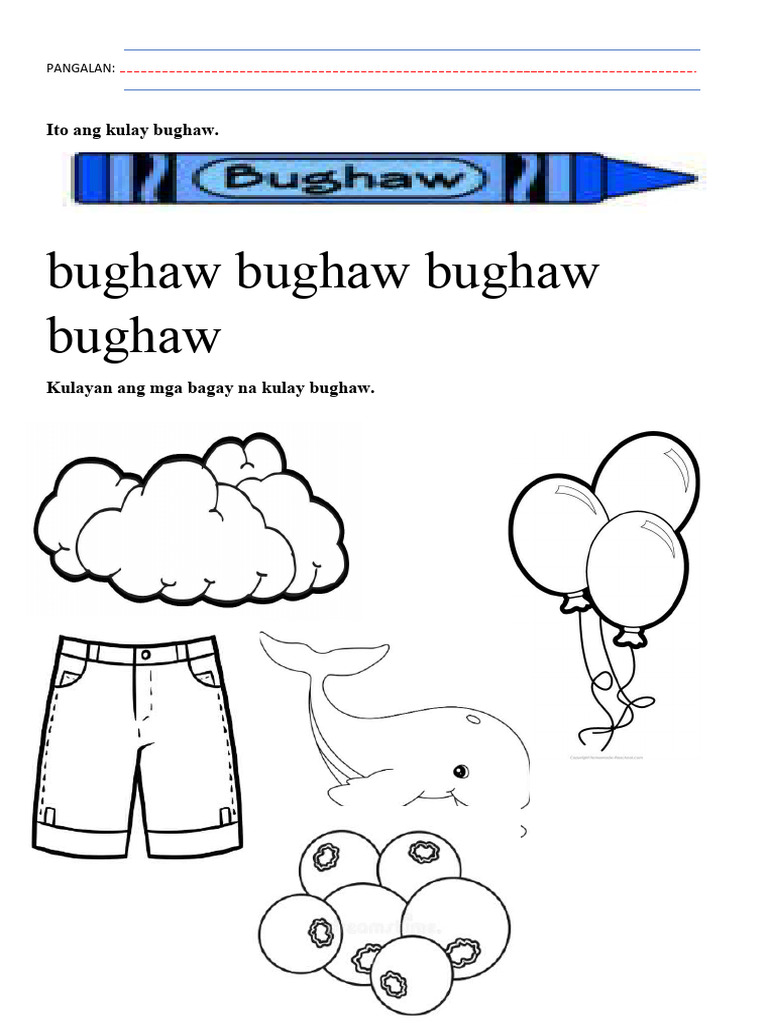 Week 3 Kulay Bughaw | PDF