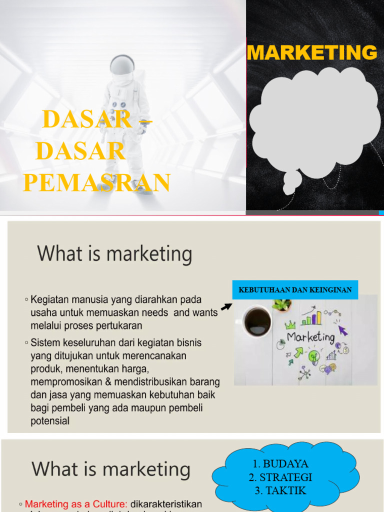 Dasar Dasar Pemasaran | PDF