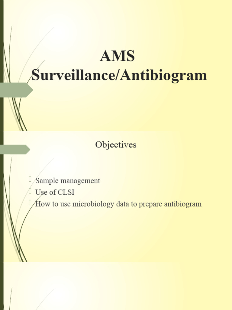 AMS Surveillance Powerpoint | PDF | Medicine | Medical Specialties