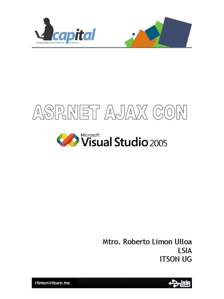 Tutorial Curso ASP Net Ajax | Descargar gratis PDF | Ajax (Programación) | Script Java