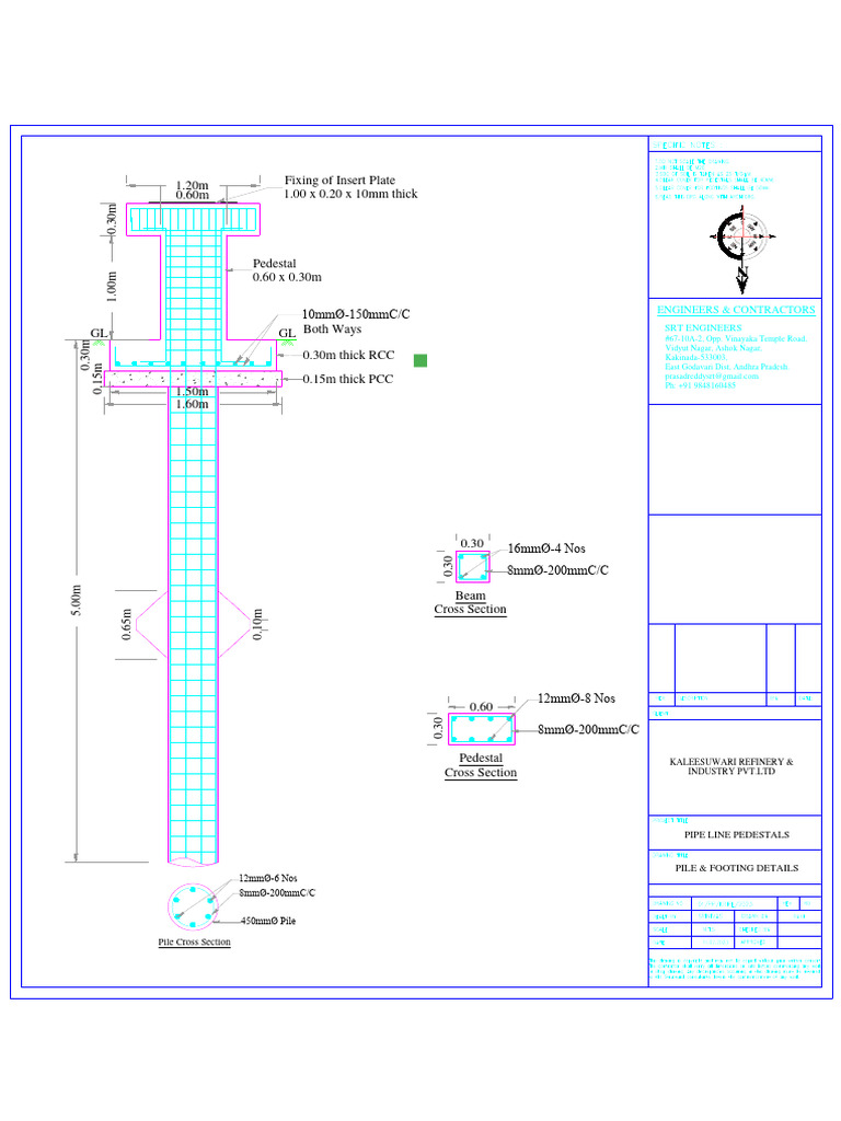 Option-2-Kripl - DWG - Pipe Line Pedestals | PDF
