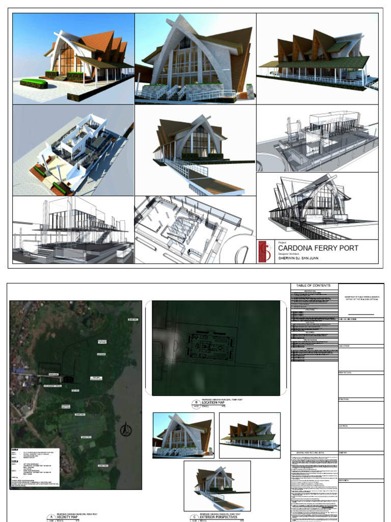 Cardona Municipal Ferry Port Plans | PDF | Transport | Public Transport