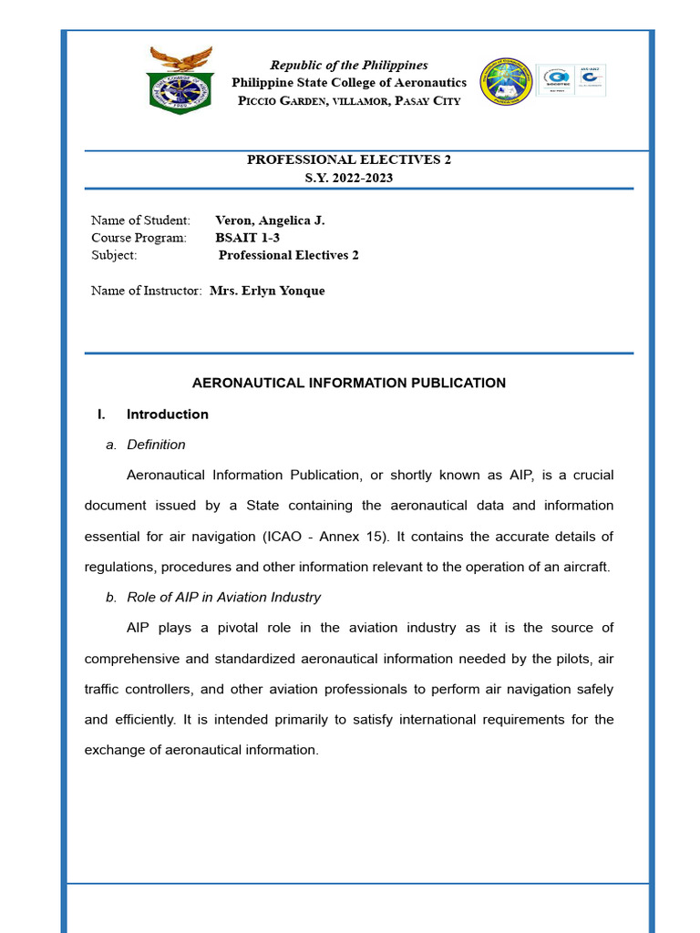 Aeronautical Information Publication - VERON | PDF | Aviation ...