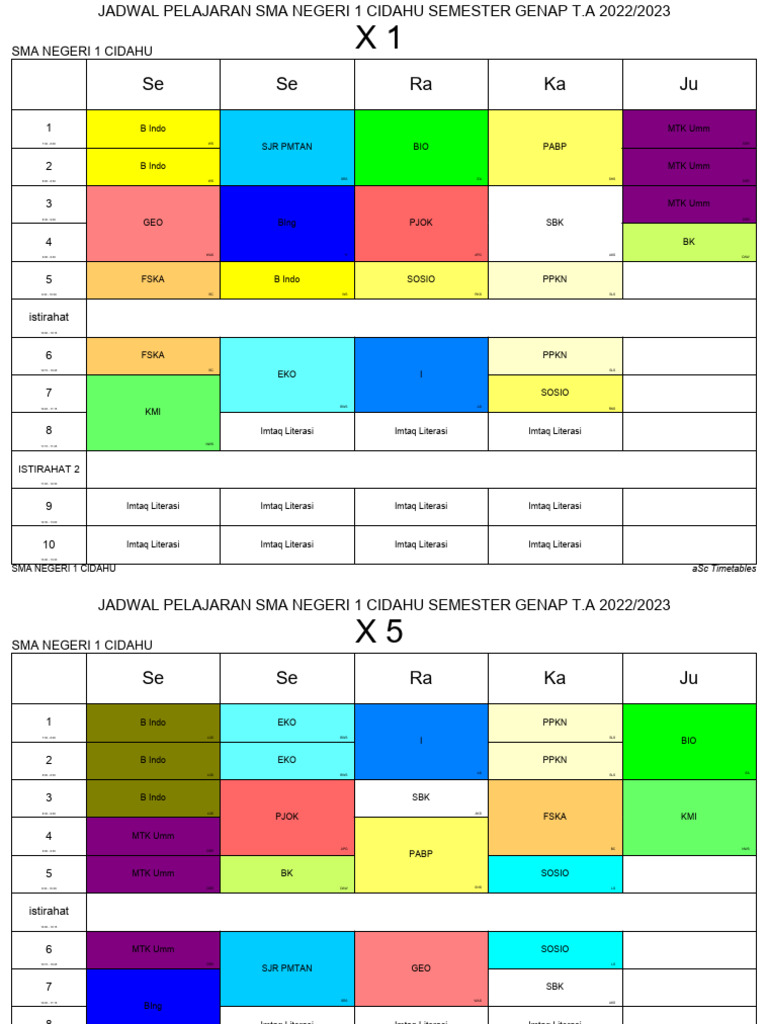 Jadwal Ramadhan | PDF
