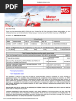 HDFC Ergo Motor Insurance Claim Form | PDF | Vehicle Insurance | Insurance