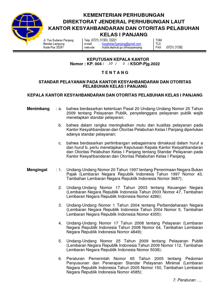 SP Ksop Kelas I Panjang 2022 | PDF | Pengelolaan Keuangan & Uang ...