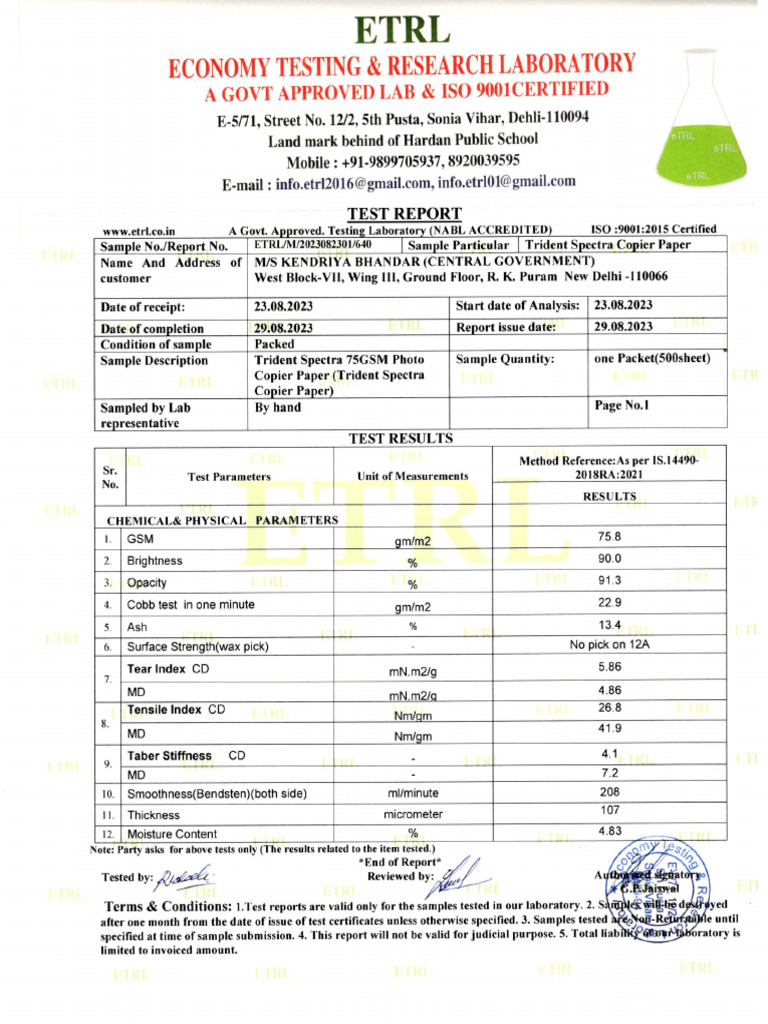 1 Copier Paper 641 | PDF