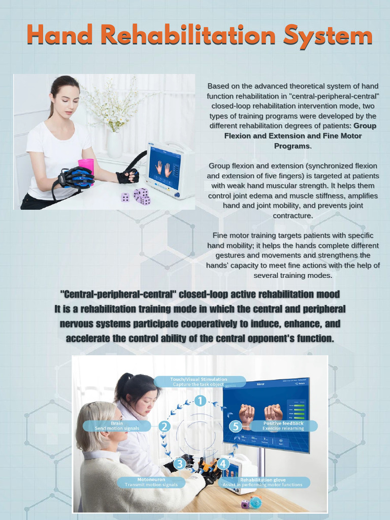 Hand Rehabilitation System SY-HR08E | PDF