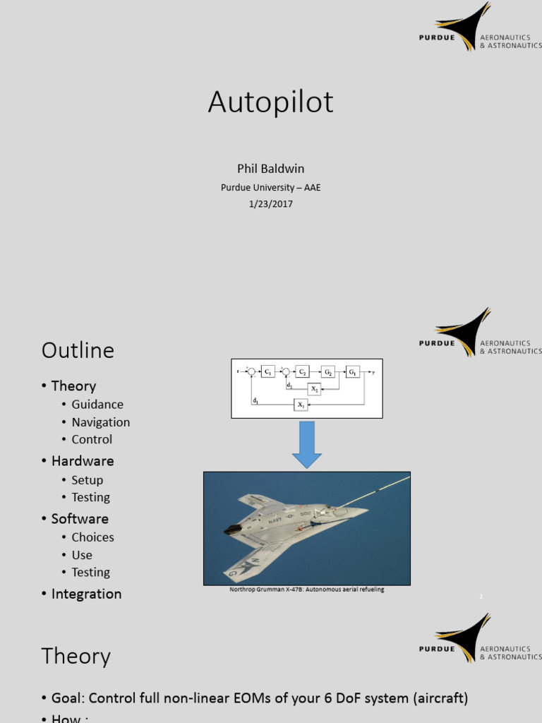 Purdue University, USA - Autopilot v1.0 | PDF | Control Theory | Aviation