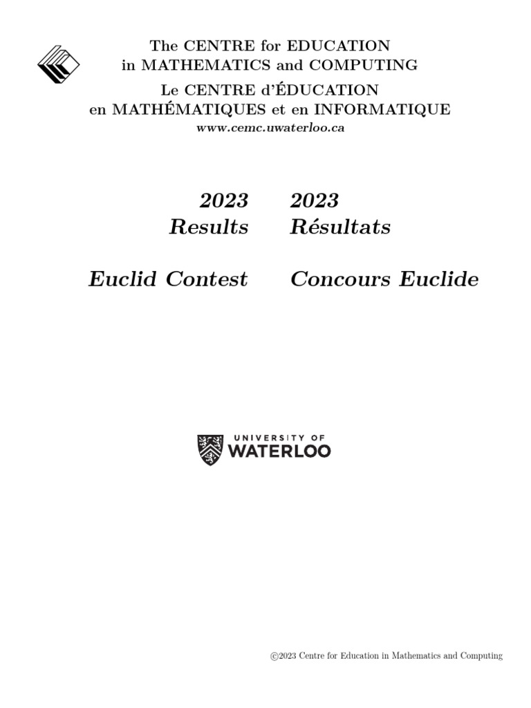 Euclid Results | PDF | Mathematics | Elementary Mathematics