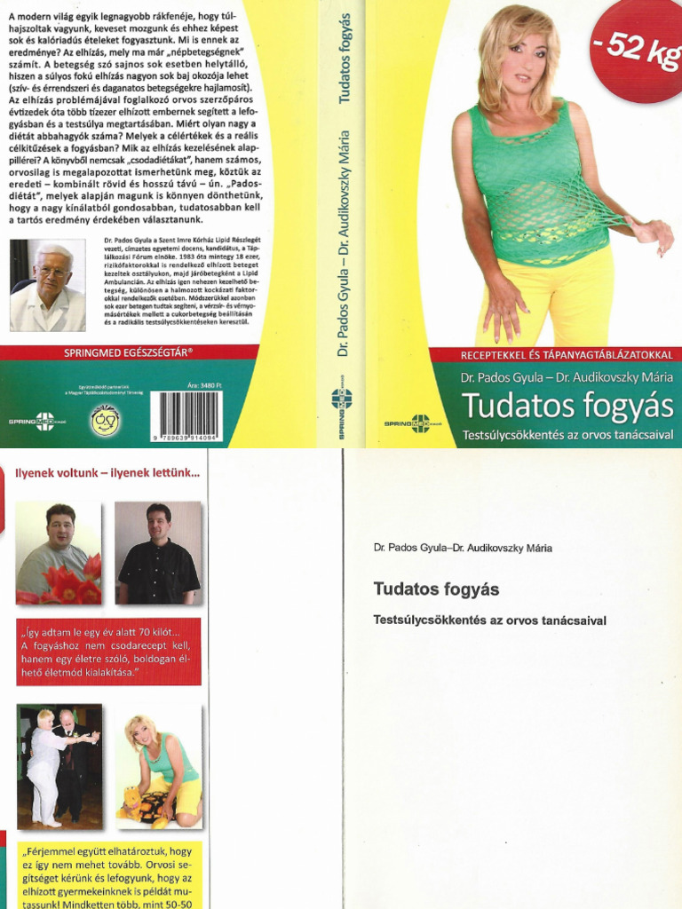 Dr. Pados Gyula, Dr. Audikovszky Mária - Tudatos Fogyás | PDF
